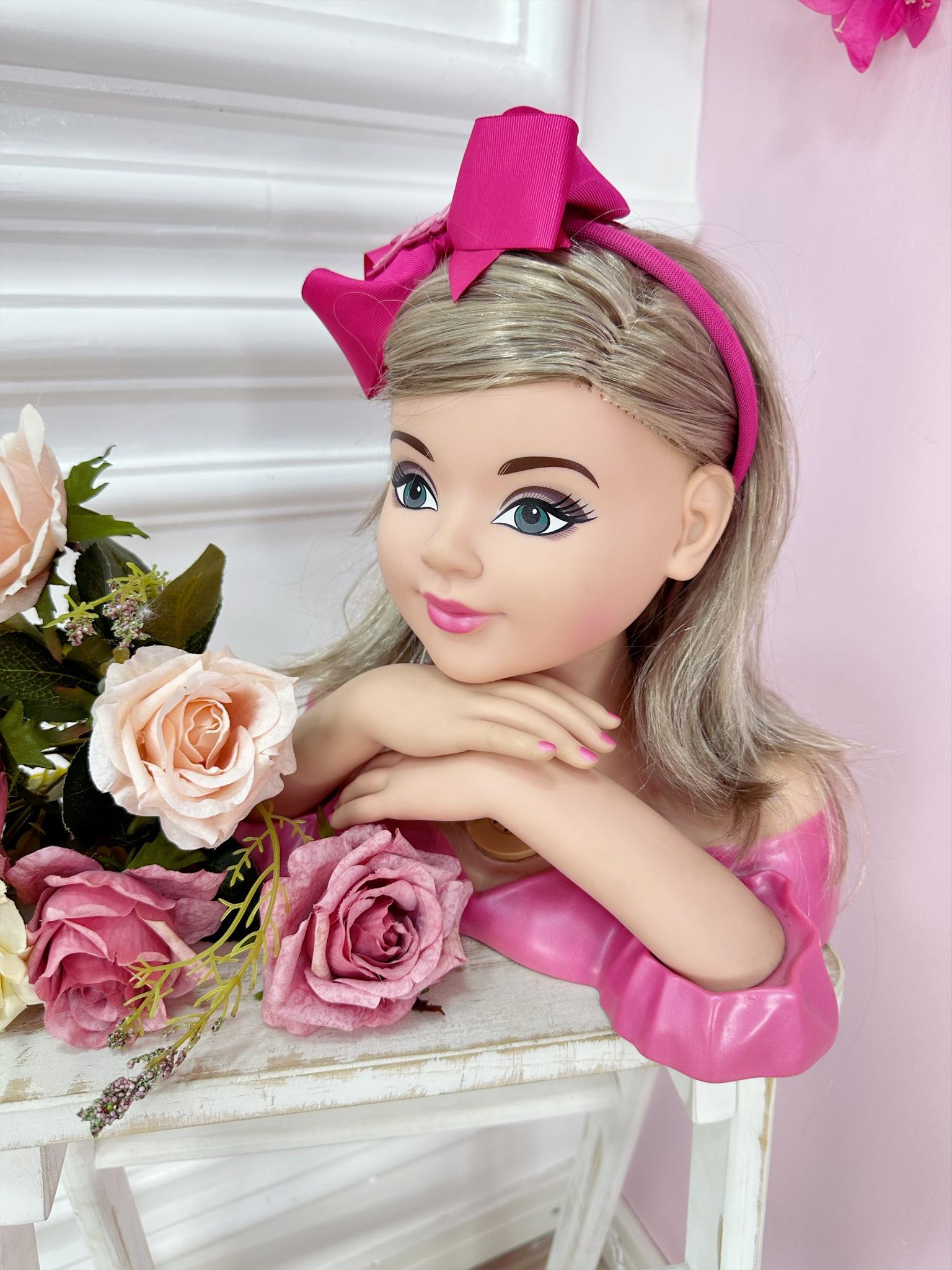 Tiara Infantil da Barbie Pink Com Nó Luxo - Rosa Charmosa Atacado