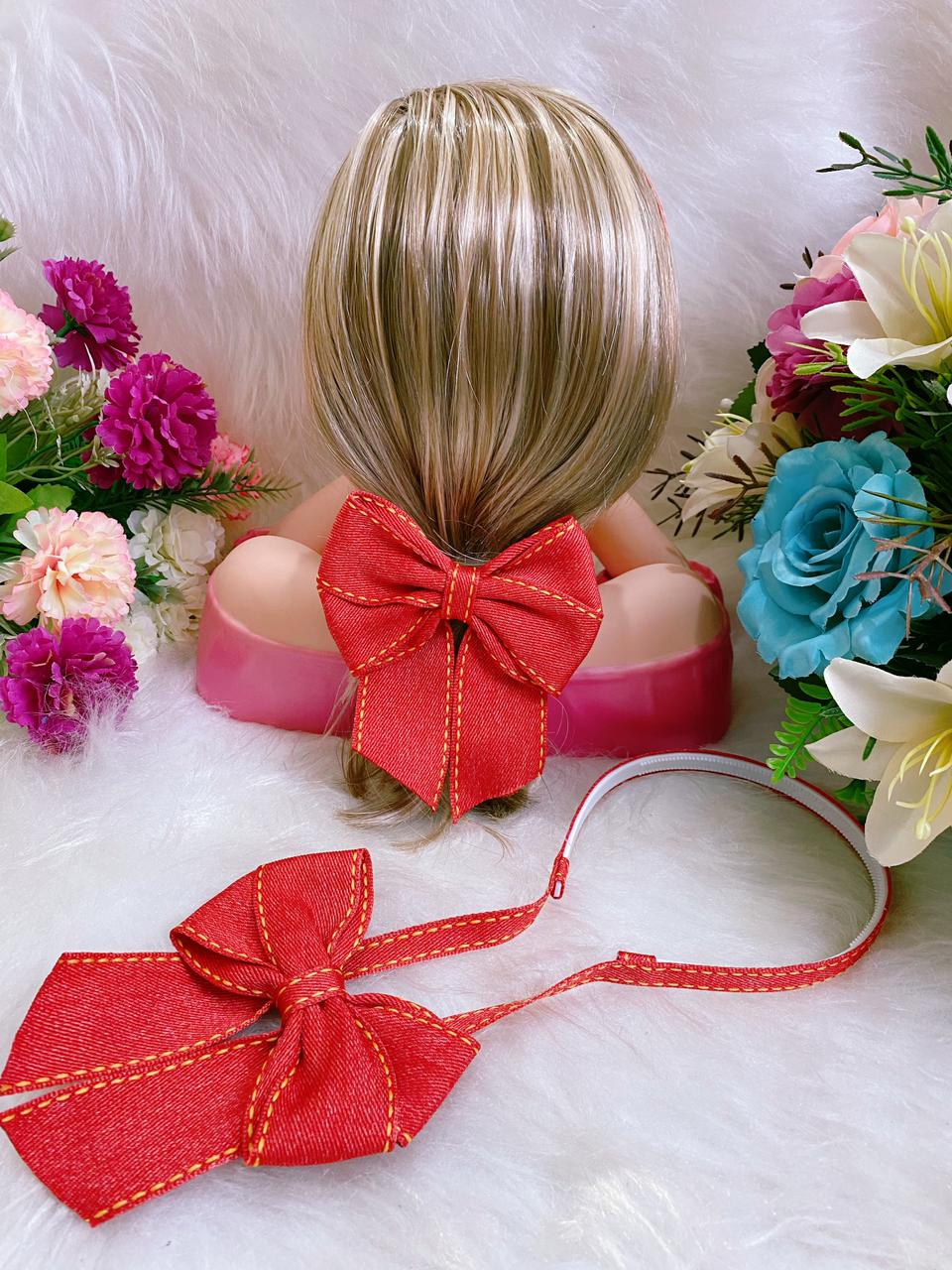 Tiara Infantil Vermelho Tik Tok Monó - Rosa Charmosa Atacado